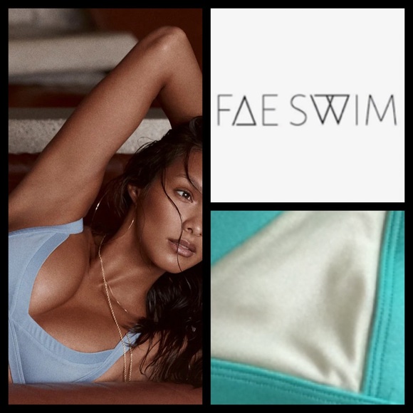 Fae | Swim | Nwot Fae House Lais Splice Bikini Top | Poshmark